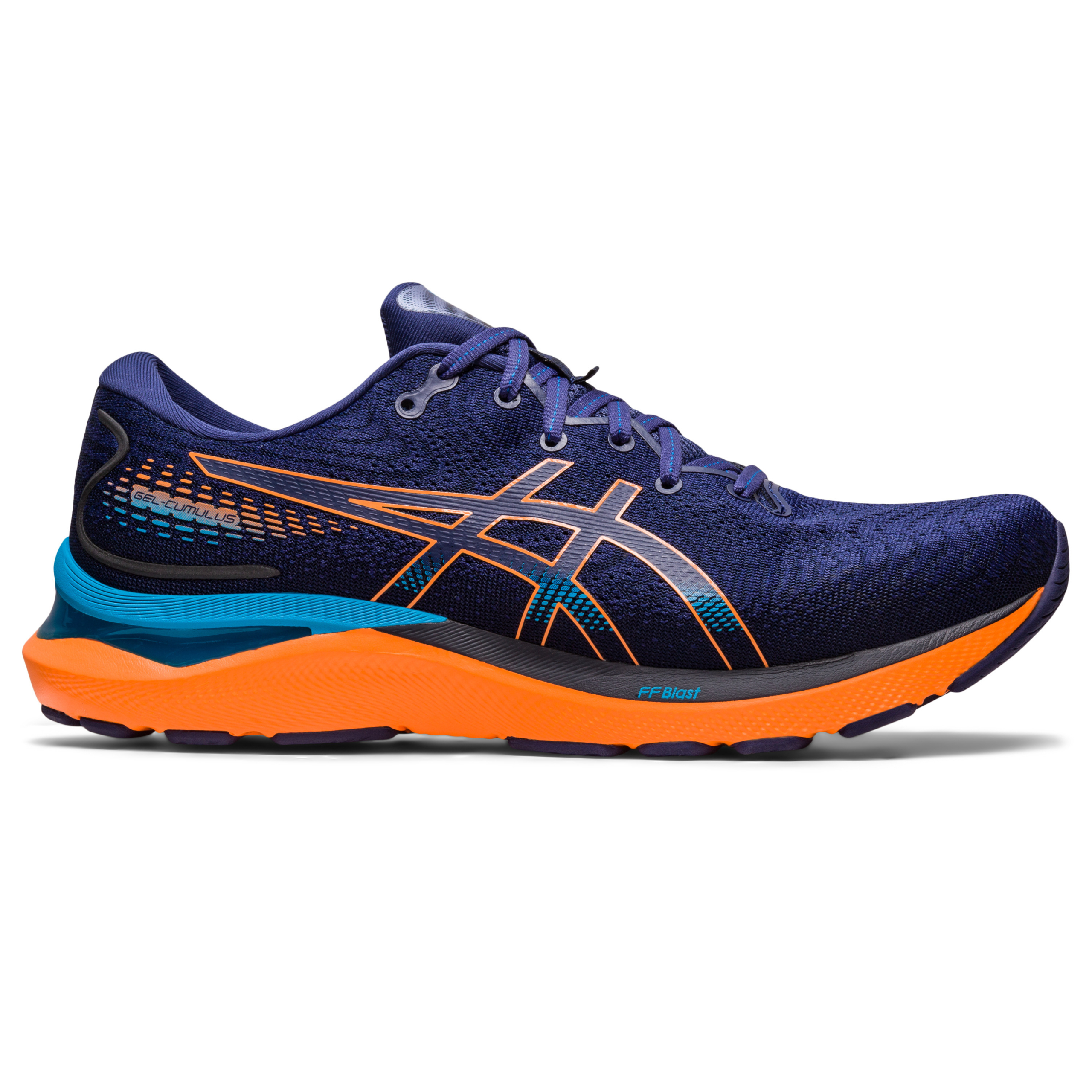 Asics Gel-Cumulus 24 Blue Running Shoes - Footwear UK
