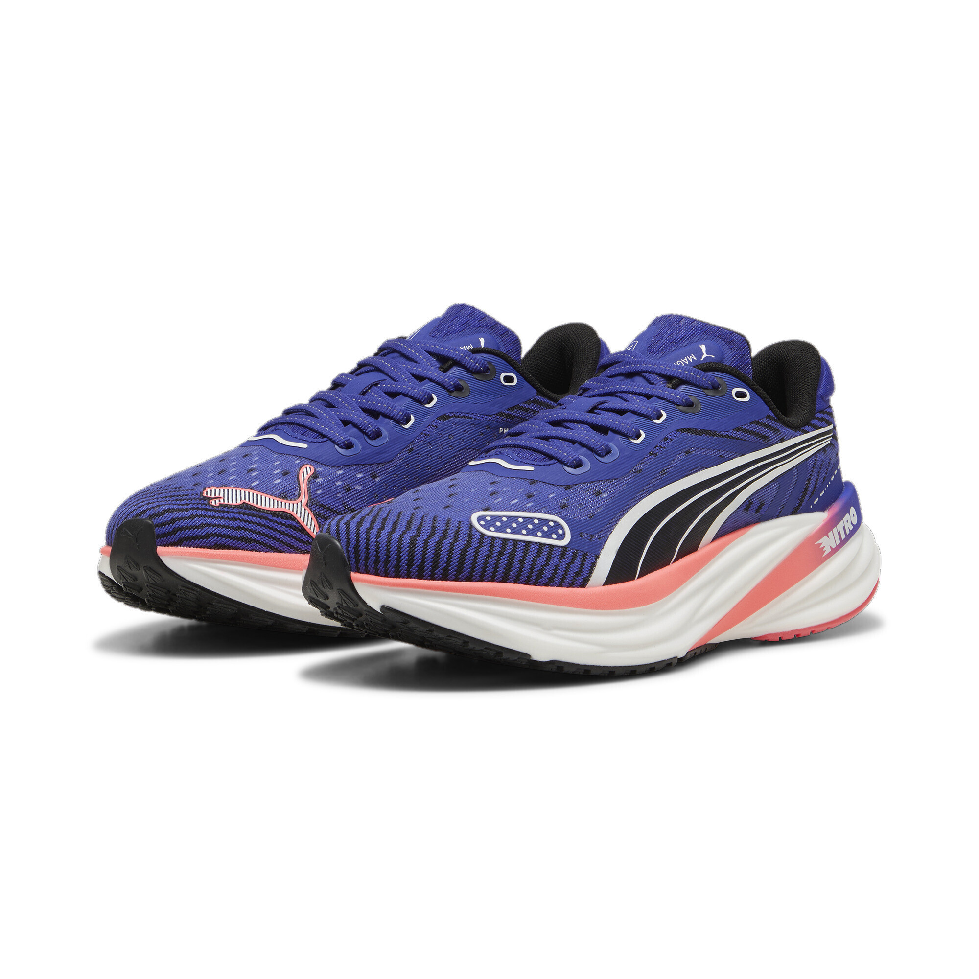 Puma Magnify NITRO 2 Tech Blue Running Shoes - Footwear UK