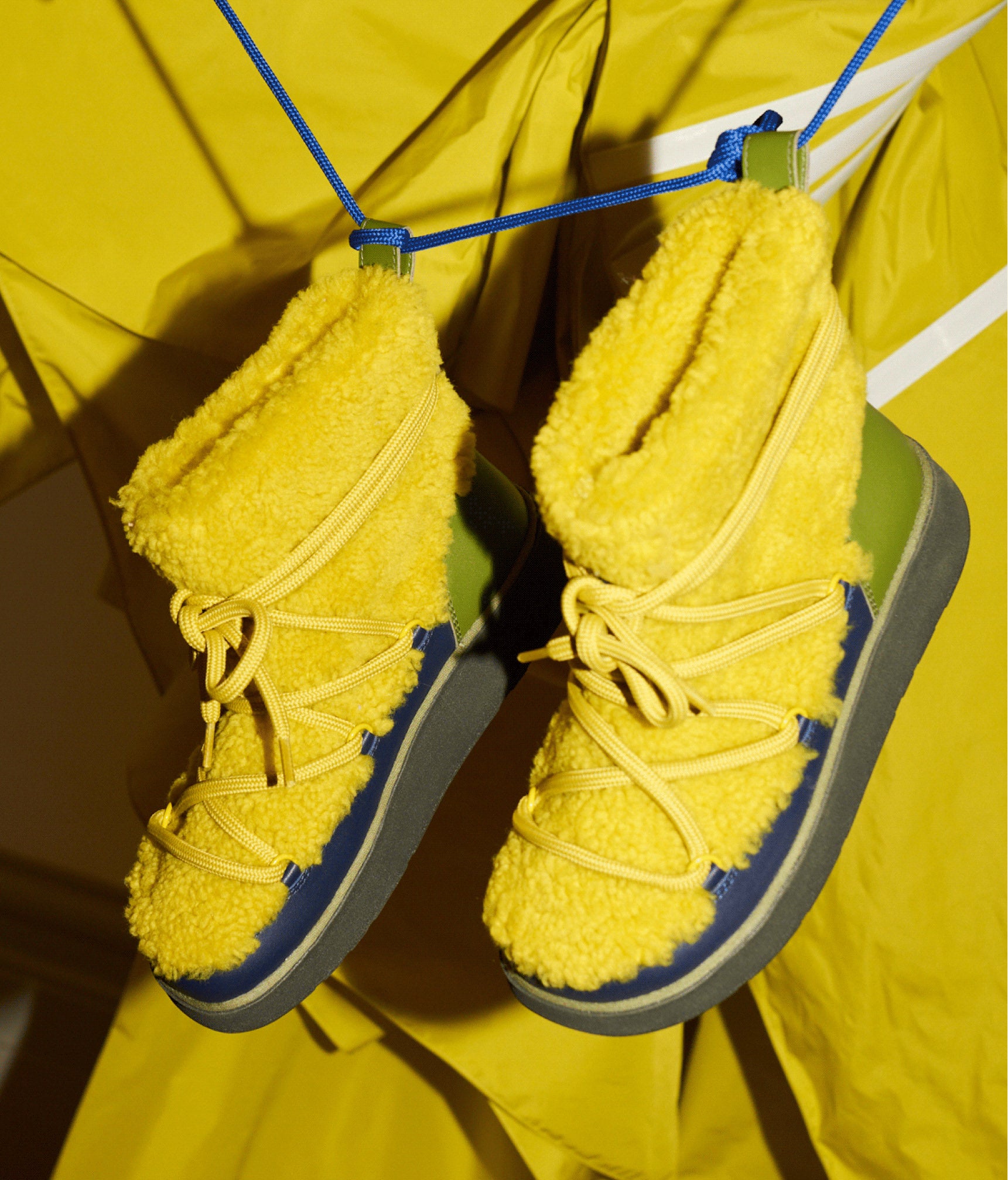 GEN-FF X ROKSANDA CURLY-SHEARLING LACE ANKLE BOOTS - Footwear UK