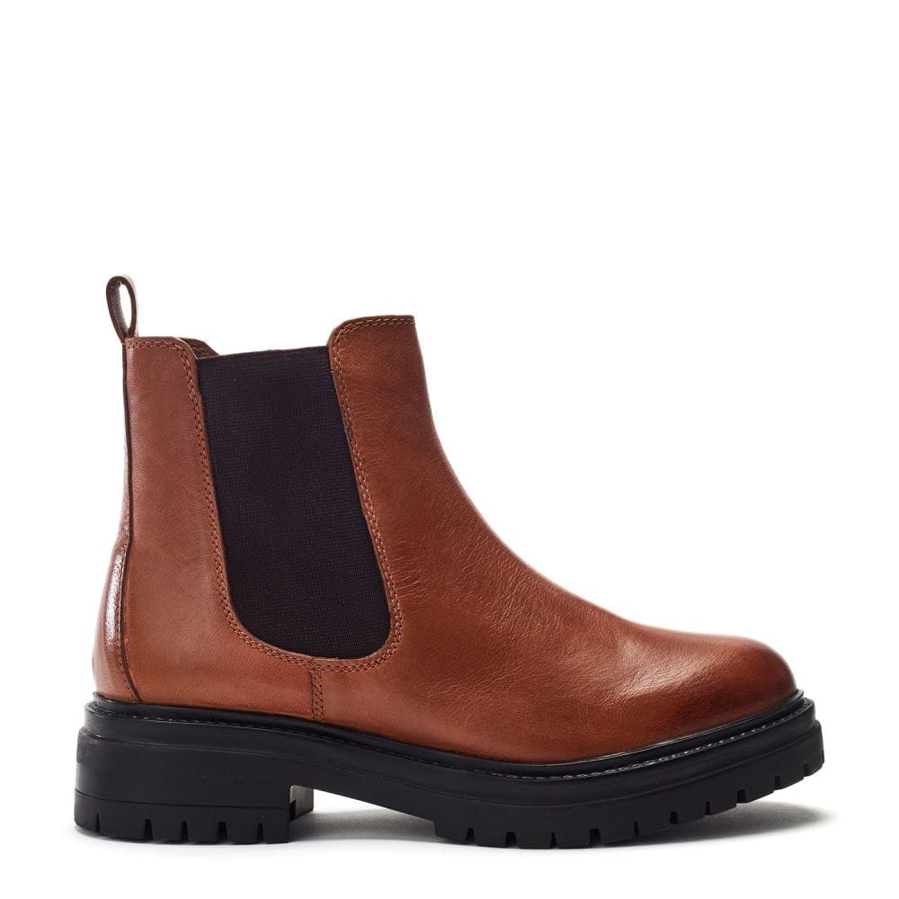 Moda In Pelle Olaio Tan Leather Boots – Footwear UK