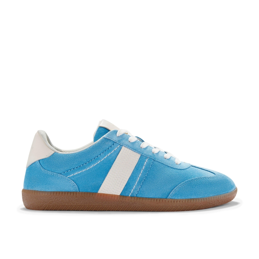 Buy Clarks Clarks Women's Stara Walk Light Blue Suede Trainers | Size ...